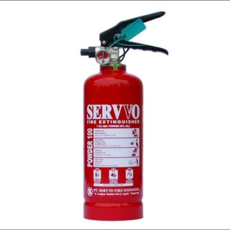 Promo Apar Servo P-100 Abc Powder 1kg Pemadam Api Fire Extinguisher ...