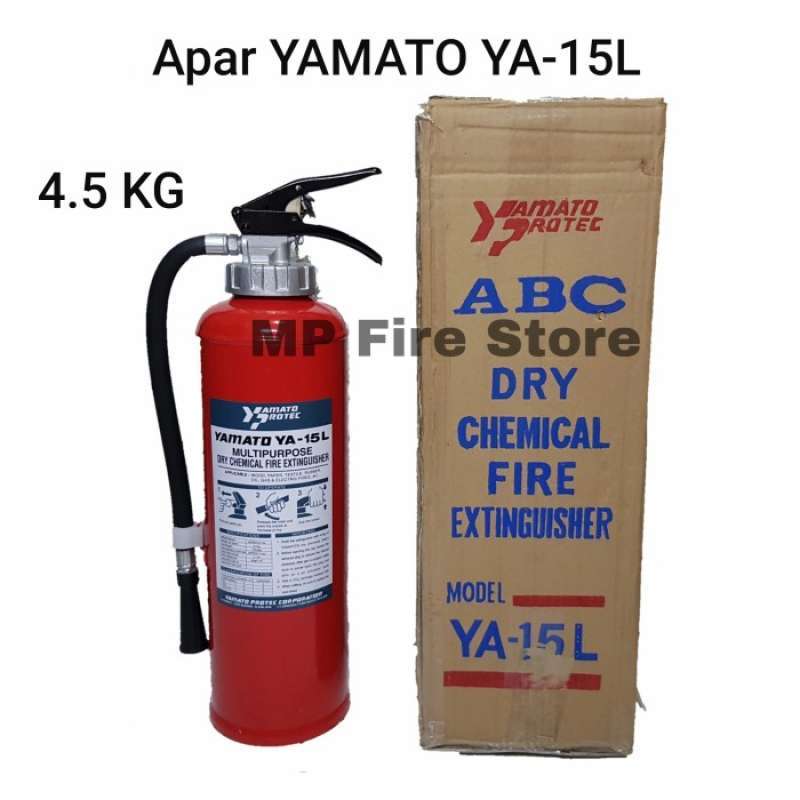 Promo Apar Yamato Ya 15l 4.5 Kg (abc Dry Powder) Tabung Pemadam Api Ya-15l Diskon 23% Di Seller ...