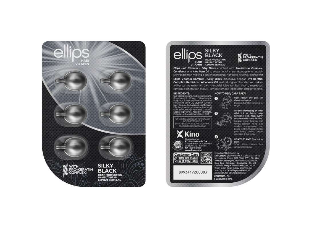 Jual Ellips Hair Vitamin Sachet Isi 5 Capsule - Smooth & Shiny Di ...