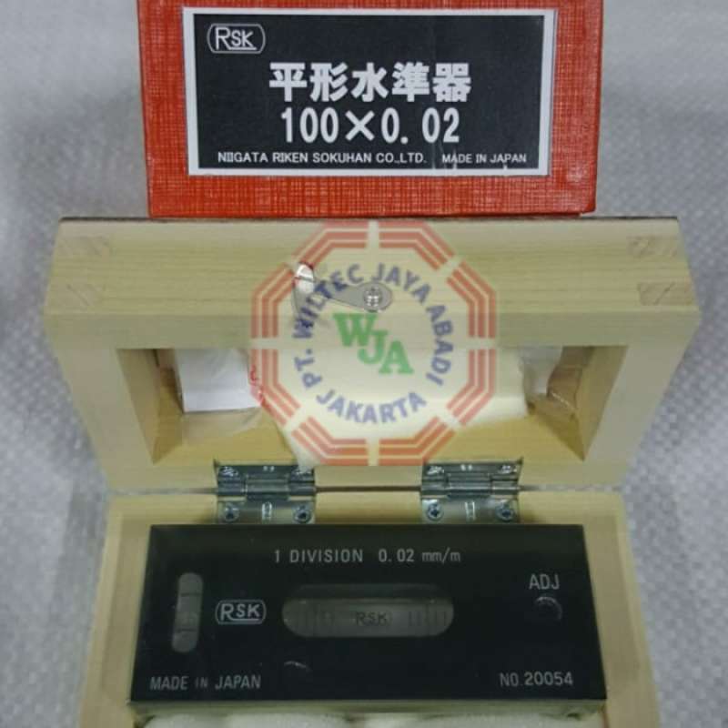 Promo Waterpass Rsk (japan) - Precision Flat Level 100mm / 4 (0.02 ...