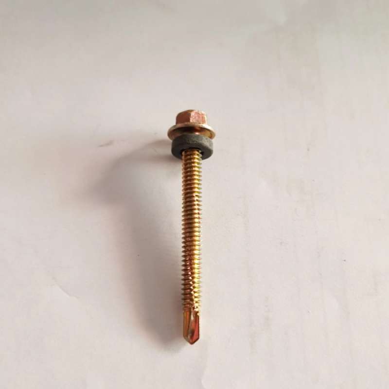 Promo Baut Roofing 5cm 1 Dus/ Baut Baja Ringan/ Baut Spandek/ Sekrup ...