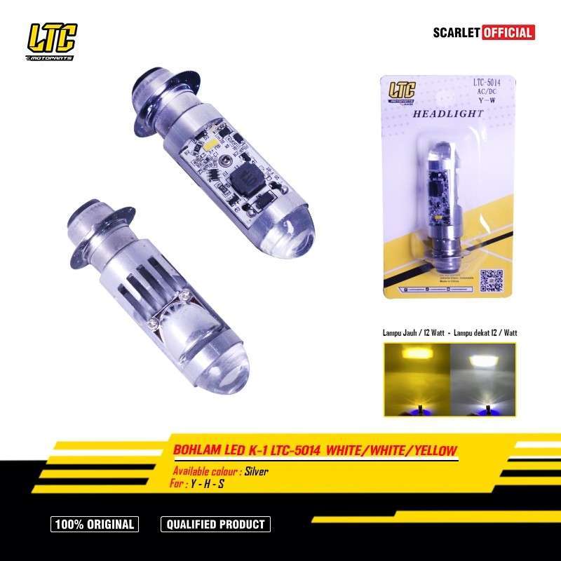 Jual Bola Depan Headlamp Led Kaki 1 5014 Putih Kuning Ltc Di Seller ...