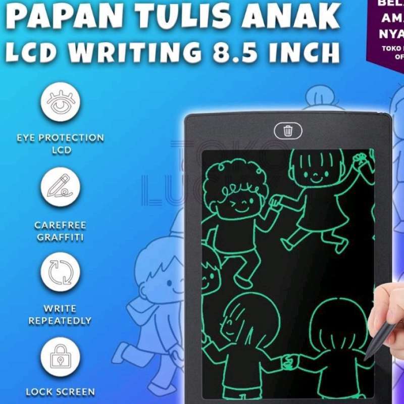 Jual Tablet Menggambar Lcd Drawing Writing Tablet 8.5 Inch Mainan Layar ...