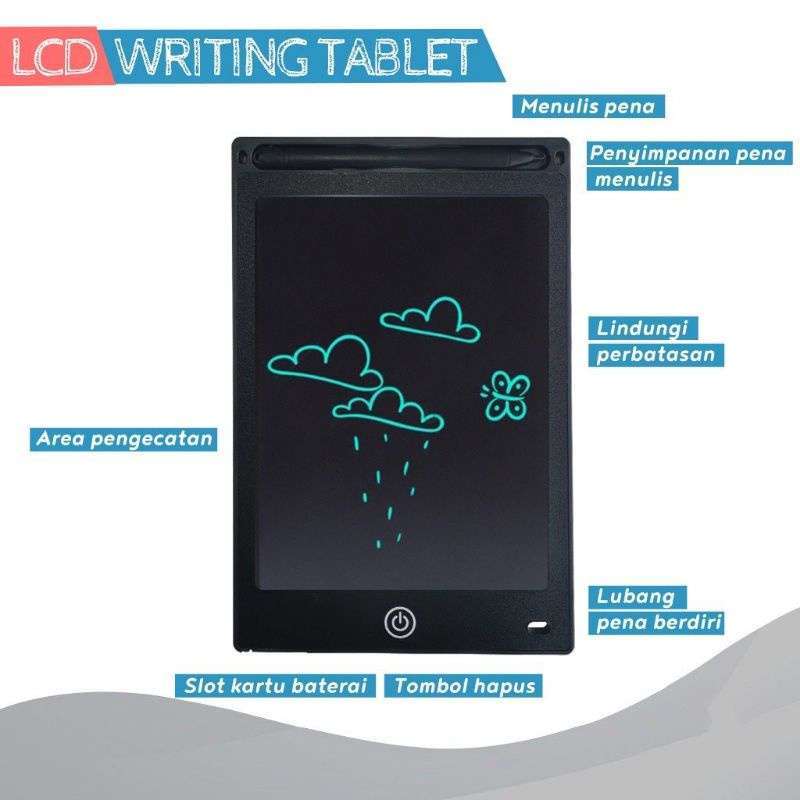 Jual Tablet Menggambar Lcd Drawing Writing Tablet 8.5 Inch Mainan Layar ...