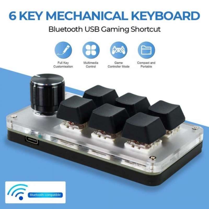 Promo Mechanical Keyboard 6 Key Bluetooth Usb Gaming Shortcut Diskon 23 ...