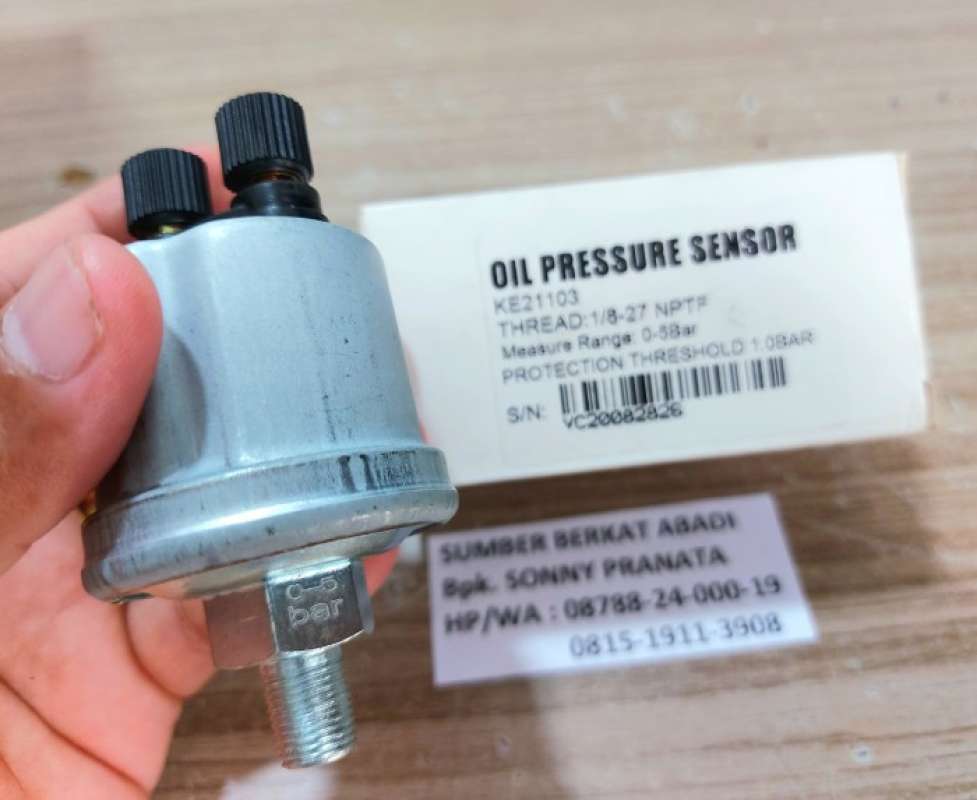 Promo Vdo Pressure Sender Oil 0-5 Bar Drat M10 - Vdo Sender Oli 5 Bar Diskon 23% Di Seller ...
