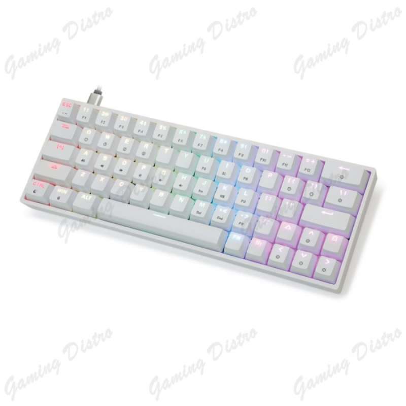 Jual Paradox Gaming Ghost Opt 64 / Sk64 Rgb White Mini Mechanical ...
