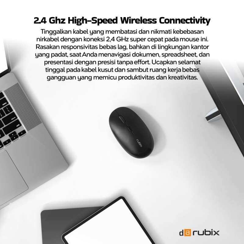 Jual Mouse Wireless Digital Alliance M101 Rubix Silent Click ...