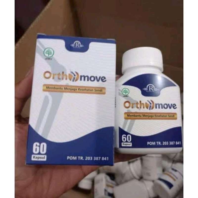 Jual Orthomove Asli Obat Isi 60 Tulang Nyeri Sendi Otot Tulang Herbal ...