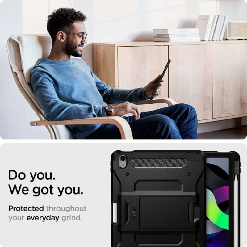 Promo Case iPad Air 4/ 5 10.9 2022/2020 Spigen Tough Armor Pro Stand ...