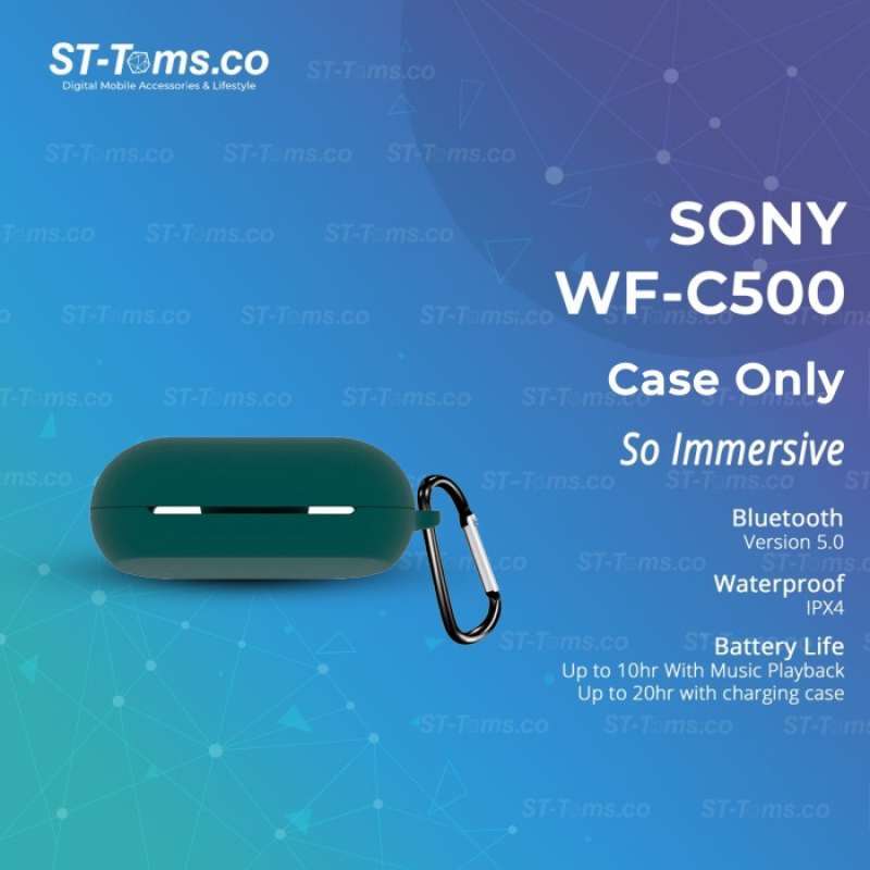 Promo Sony Wf-c500 / Wf C500 True Wireless Headphones Tws Headset ...