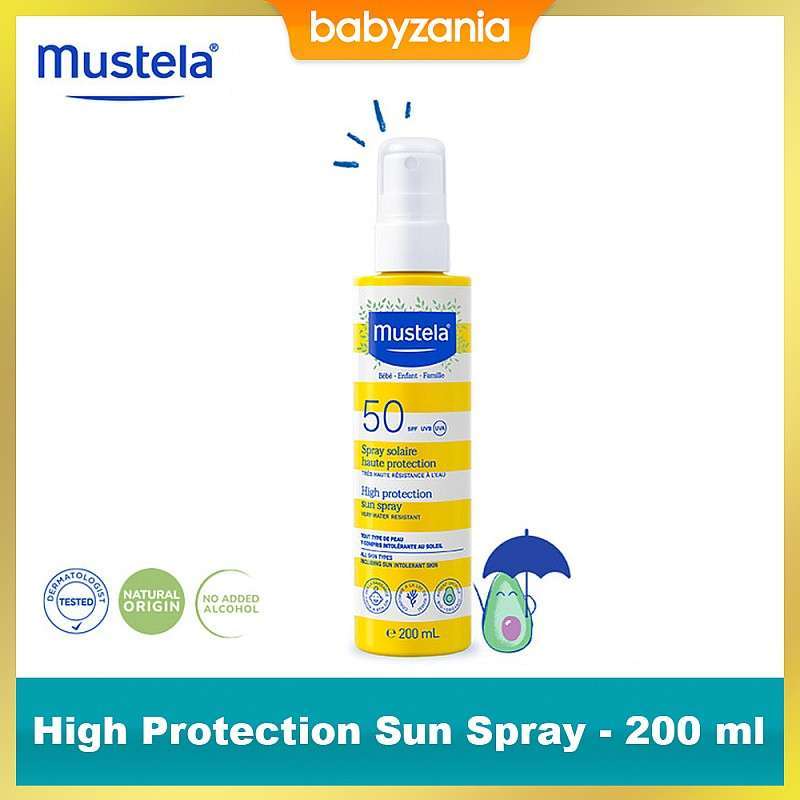Jual Mustela High Protection Sun Spray / Sunscreen Semprot Spf 50 - 200 Ml Di Seller Babyzania ...