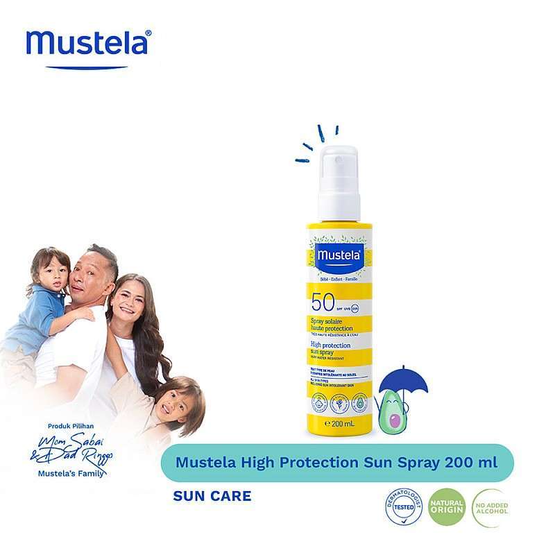 Jual Mustela High Protection Sun Spray / Sunscreen Semprot Spf 50 - 200 ...