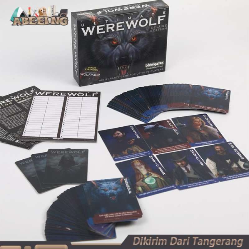 Promo Kartu Werewolf Ultimate Deluxe Edition Board Game Warewolf Card ...