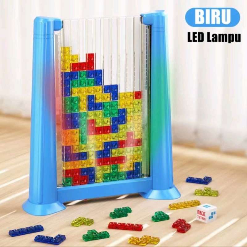 Promo Mainan Edukasi Anak Permainan Susun Balok Bentuk Tetris ~ Block ...