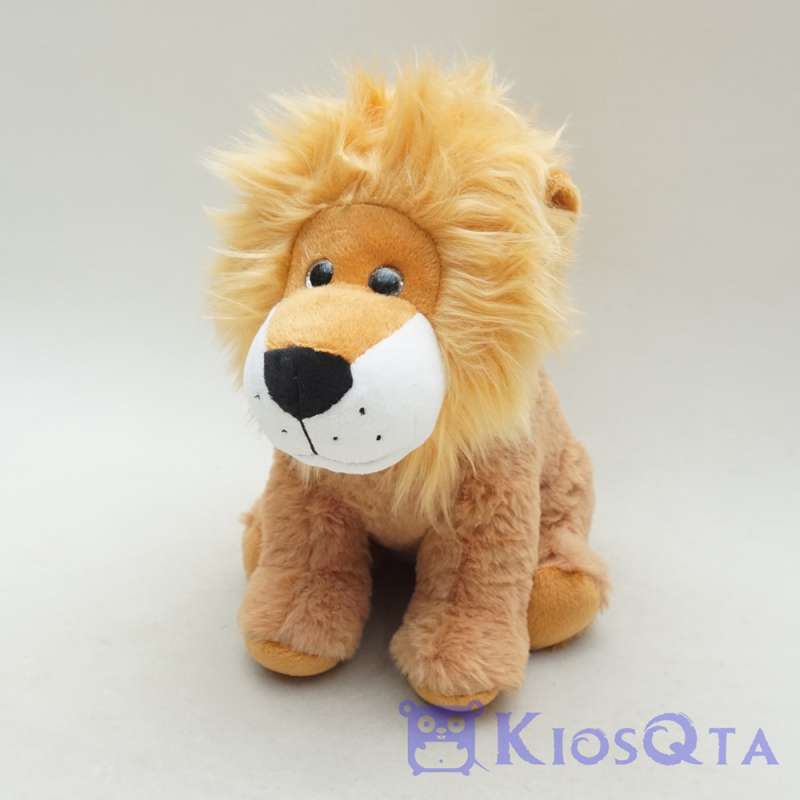Jual Boneka Singa Coklat Duduk Cute Sitting Lion Medium May Coklat Muda ...