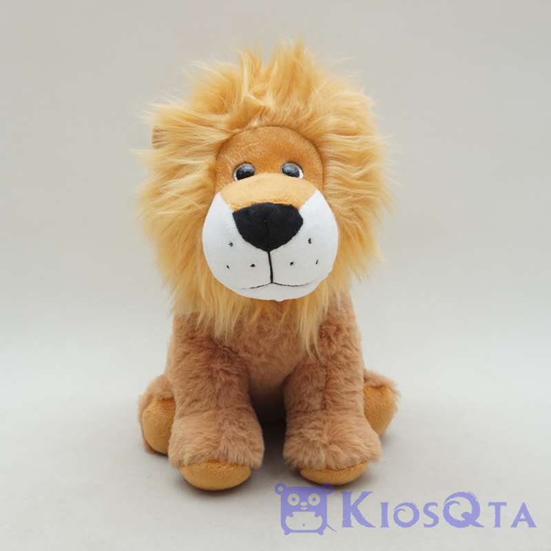 Jual Boneka Singa Coklat Duduk Cute Sitting Lion Medium May Coklat Muda ...