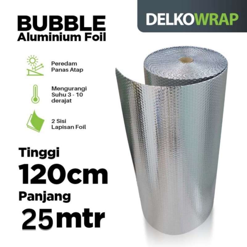Promo Bubble Alumunium Foil 120cm X 25m Buble Foil Peredam Panas Atap ...