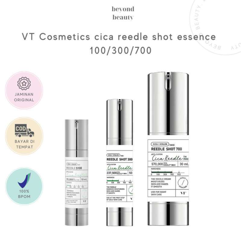Promo Vt Cosmetics Cica Reedle Shot Essence 100/300/700 Diskon 33% Di Seller Amor One Store ...