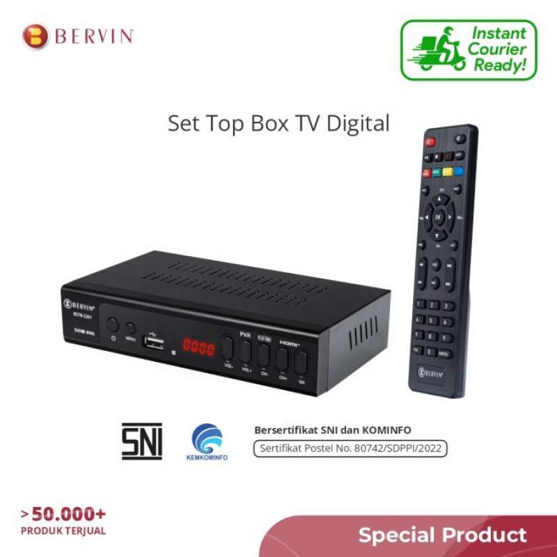 Promo Set Top Box Tv Digital Dvb-t2 / Antena Digital | Bervin Diskon 50 ...