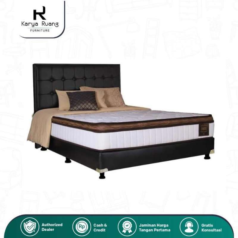 Jual Karya Ruang | Kasur Set Spring Bed 101 Lite Plush Top Design ...