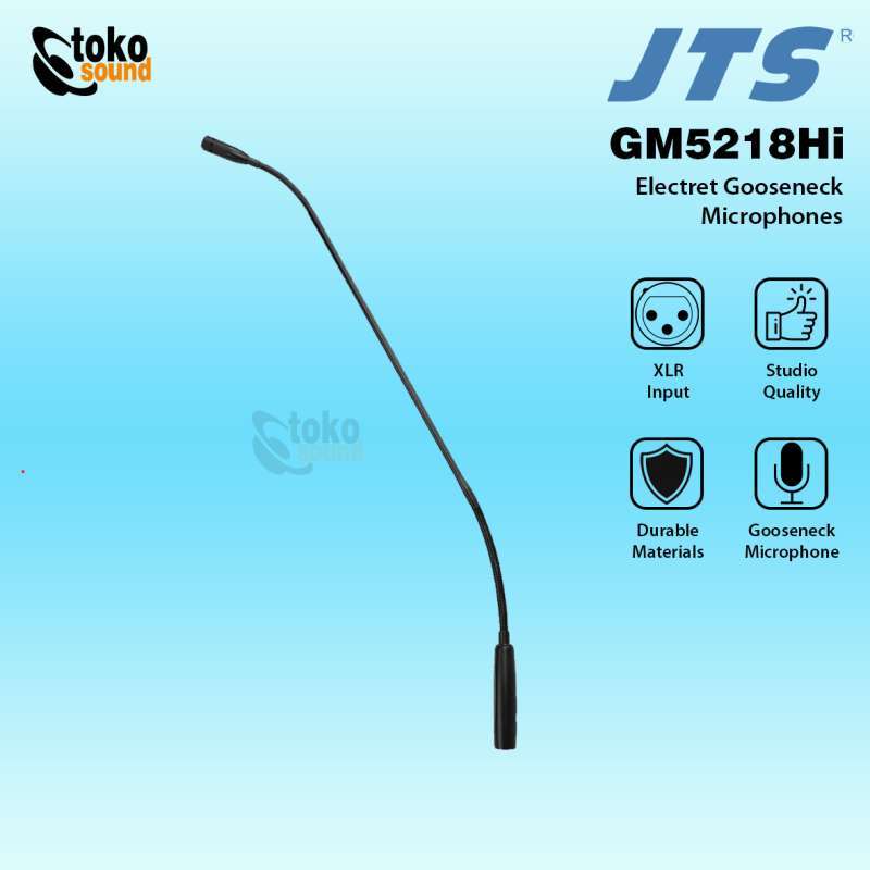 Jual Jts Gm-5218hi Gm 5218hi - 18 Inch Gooseneck Microphone Original Di Seller Tokosound ...