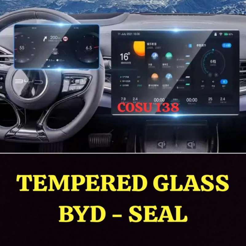 Promo Anti Gores Tempered Glass Head Unit Speedometer Premium Byd Seal ...