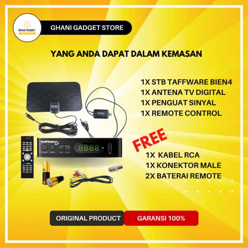 Jual Bundling Setup Box + Antena + Booster Penguat Sinyal Tv Digital ...