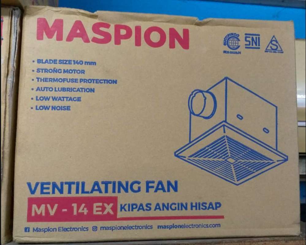 Jual Maspion Mv14ex Ventilating Fan Exhaust Fan 10 Inch Mv 14ex Mv 14 Ex Di Seller Ss Outlet ...