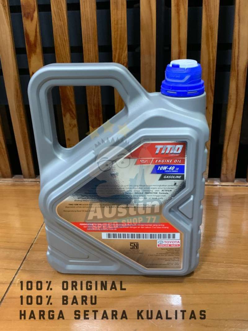 Promo Oli Mesin Mobil Tmo 10w 40 4ltr Genuine Oil Diskon 14% Di Seller ...