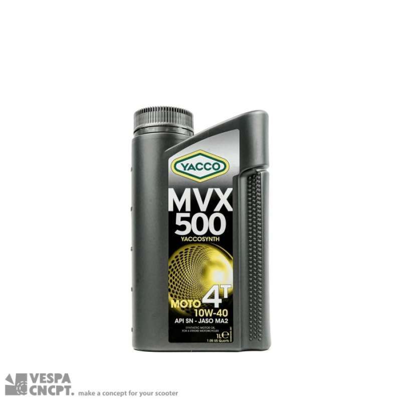 Promo Oli Mesin Yacco Mvx 500 10w40 Vespa 2v / 3v / I-get Diskon 26% Di ...