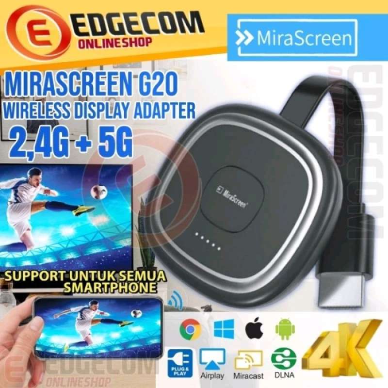 Jual Mirascreen G9 Plus 5g+2,4g 4k Hdmi Wireless Display Dongle - G20 (new) Di Seller Noelle ...