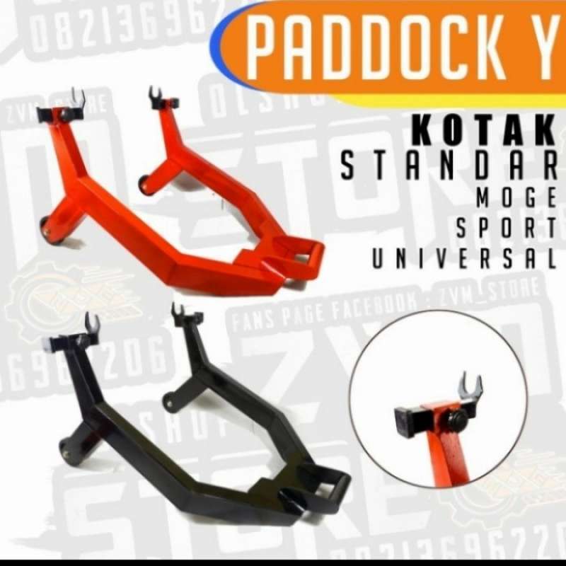 Promo Standar Paddock Motor Belakang Universal Tipe Y Diskon 23% Di ...