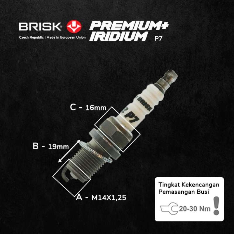 Promo Busi Mobil Brisk Premium Plus Iridium P7 Diskon 20% Di Seller ...