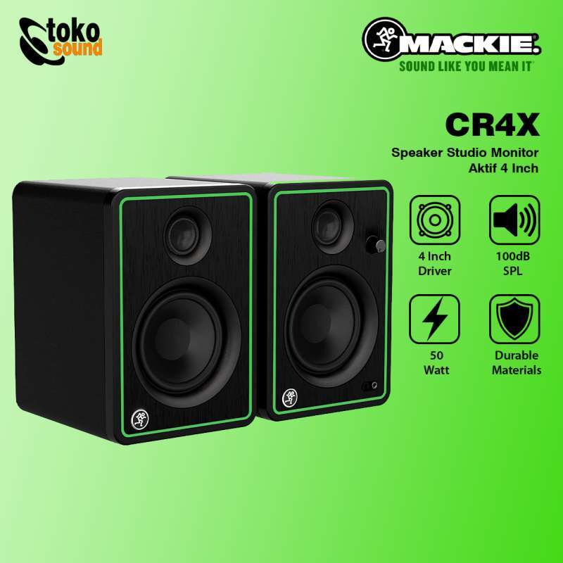 Jual Mackie Cr4 X Cr4x Cr-4x Active Studio Monitor - Sepasang Di Seller Tokosound Proaudio ...