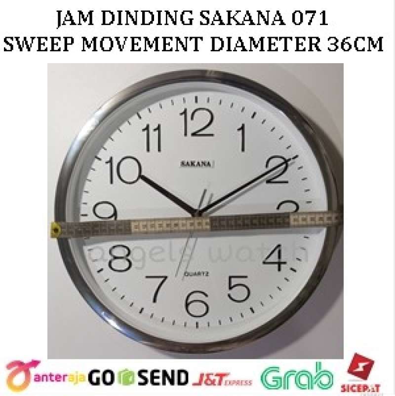 Jual Jam Dinding Sakana 071 Sweep Movement Di Seller Wijaya Kusuma Store Id - Petojo Utara, Kota ...