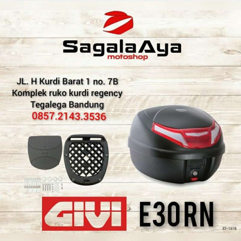 Promo Box Motor Givi E30rn Mika Merah Putih Kombinasi Diskon 23% Di Seller Rakki Store - Meruya ...