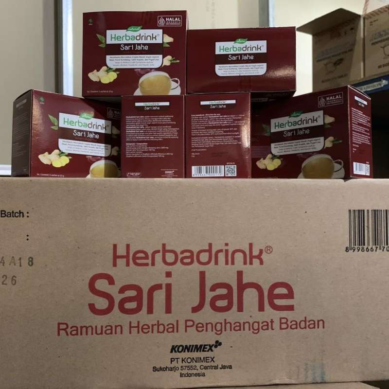 Jual Herbadrink Sari Jahe Isi 5 Sachet Di Seller Iskandarbfp - Pulo ...