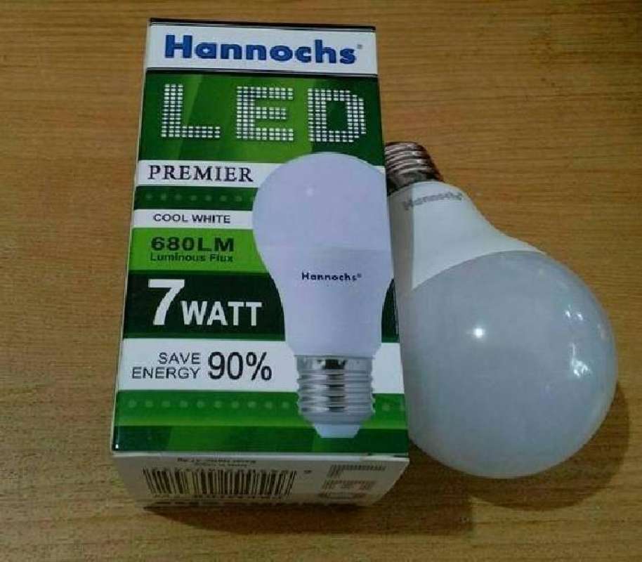 Jual Lampu Led Hannoch 7 Watt / Bulb Led Hannoch Di Seller Medan ...