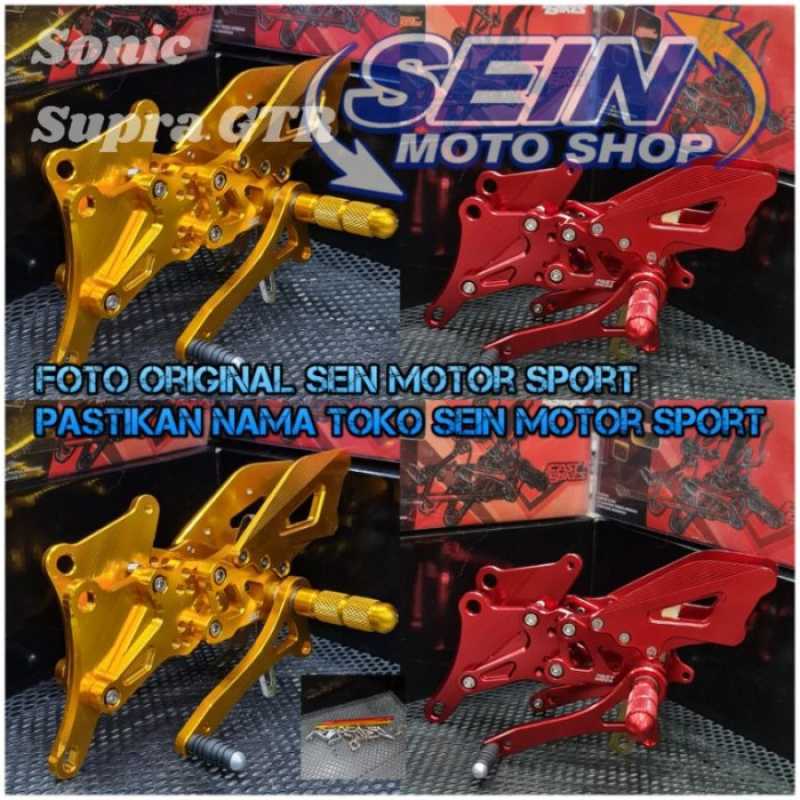 Promo Footstep Underbone M.nui Bikers Honda Sonic Merah Diskon 23% Di ...
