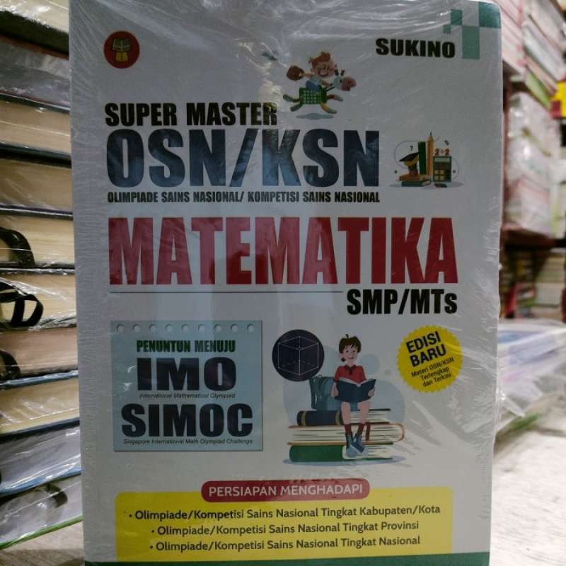 Promo Super Master Ksn ( Kompetisi Sains Nasional ) Matematika Smp/mts Diskon 24% Di Seller Huka ...