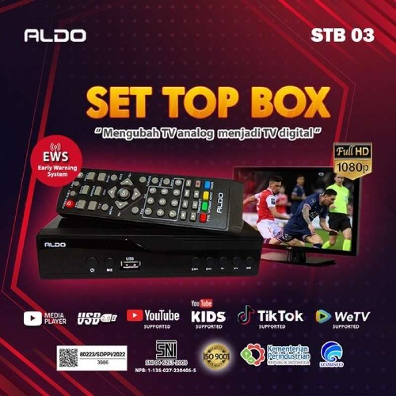 Jual Aldo Tv Box Digital Set Top Box Aldo Dvb T2 Stb 03 Kka Di Seller ...