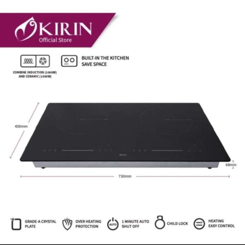 Jual Kompor Listrik Induksi Kirin 2 Tungku Kic 2502h Di Seller Noelle - Cengkareng Timur, Kota ...