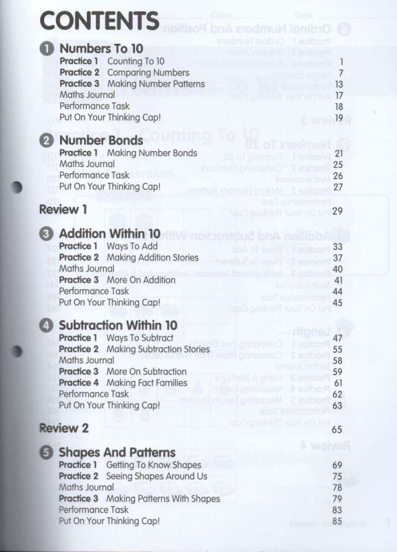 Promo Buku Impor Mce My Pals Are Here Maths Workbook 1a (3rd Ed) Diskon ...