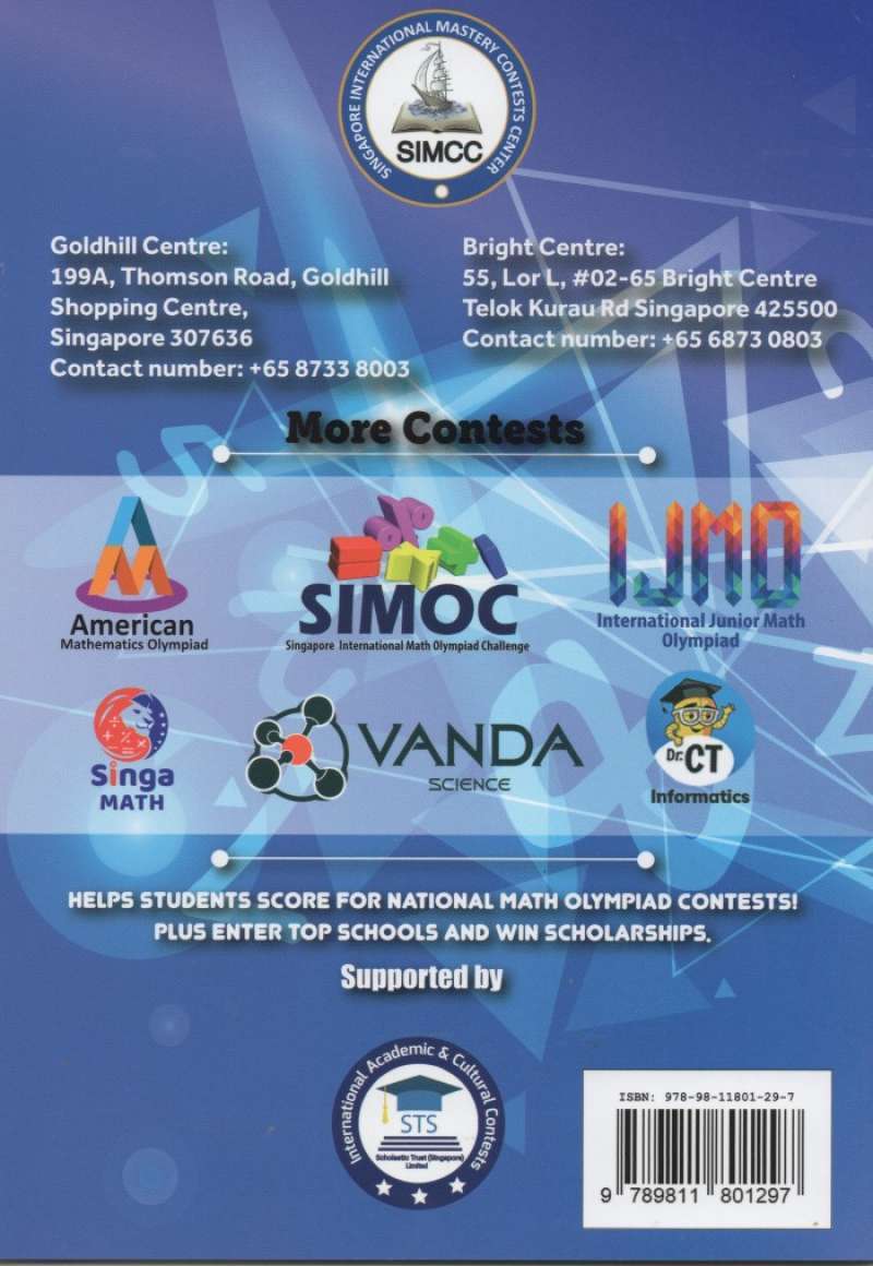 Promo Singapore & Asian Schools Math Olympiad (sasmo) P5 2019-2020 ...
