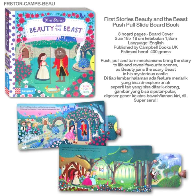 Promo Push Pull Slide Book - First Stories - Alice In Wonder Diskon 28% ...