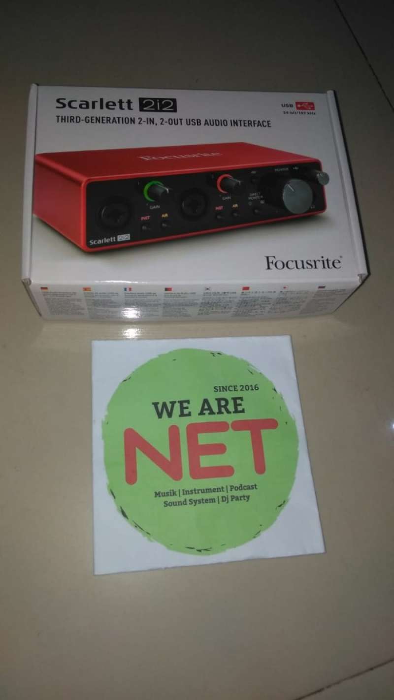 Promo Focusrite Scarlett 2i2 3rd Gen Generation 3g G3 Usb Audio ...