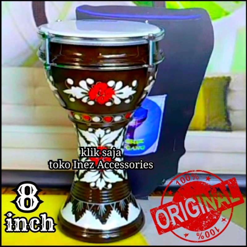 Promo Tumbuk Batik Atau Darbuka Kayu 8 Inch Rolling Putih Diskon 23% Di ...