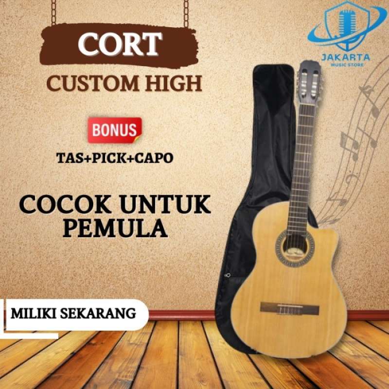 Promo Gitar Akustik Cort Murah Classic High Quality Cutaway Guitar ...