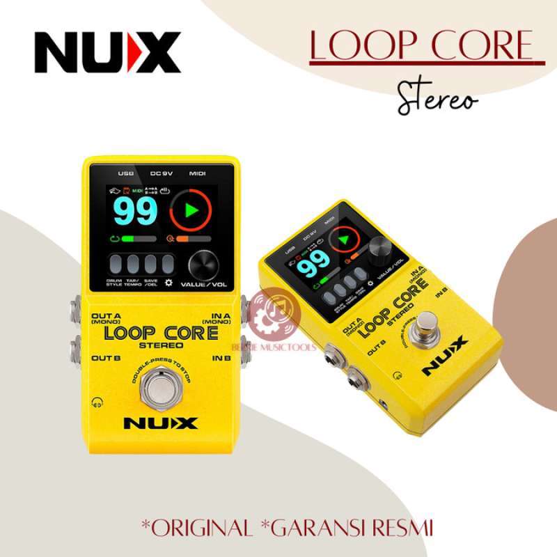 Promo Nux Loop Core Stereo Effect Pedal Gitar Nux Loopcore Stereo ...